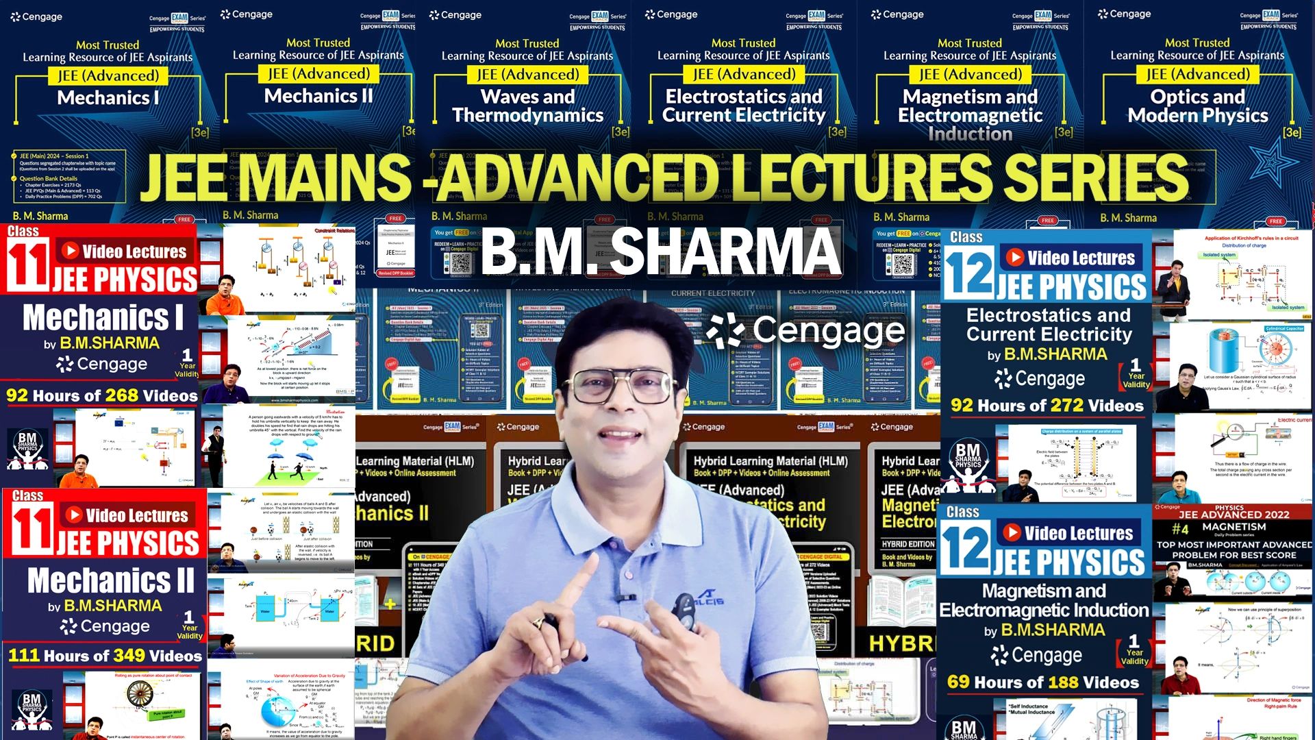 BM SHARMA IIT JEE Physics Online Video Lectures Cengage books BM SHARMA IIT JEE Physics Online Video Lectures Cengage books